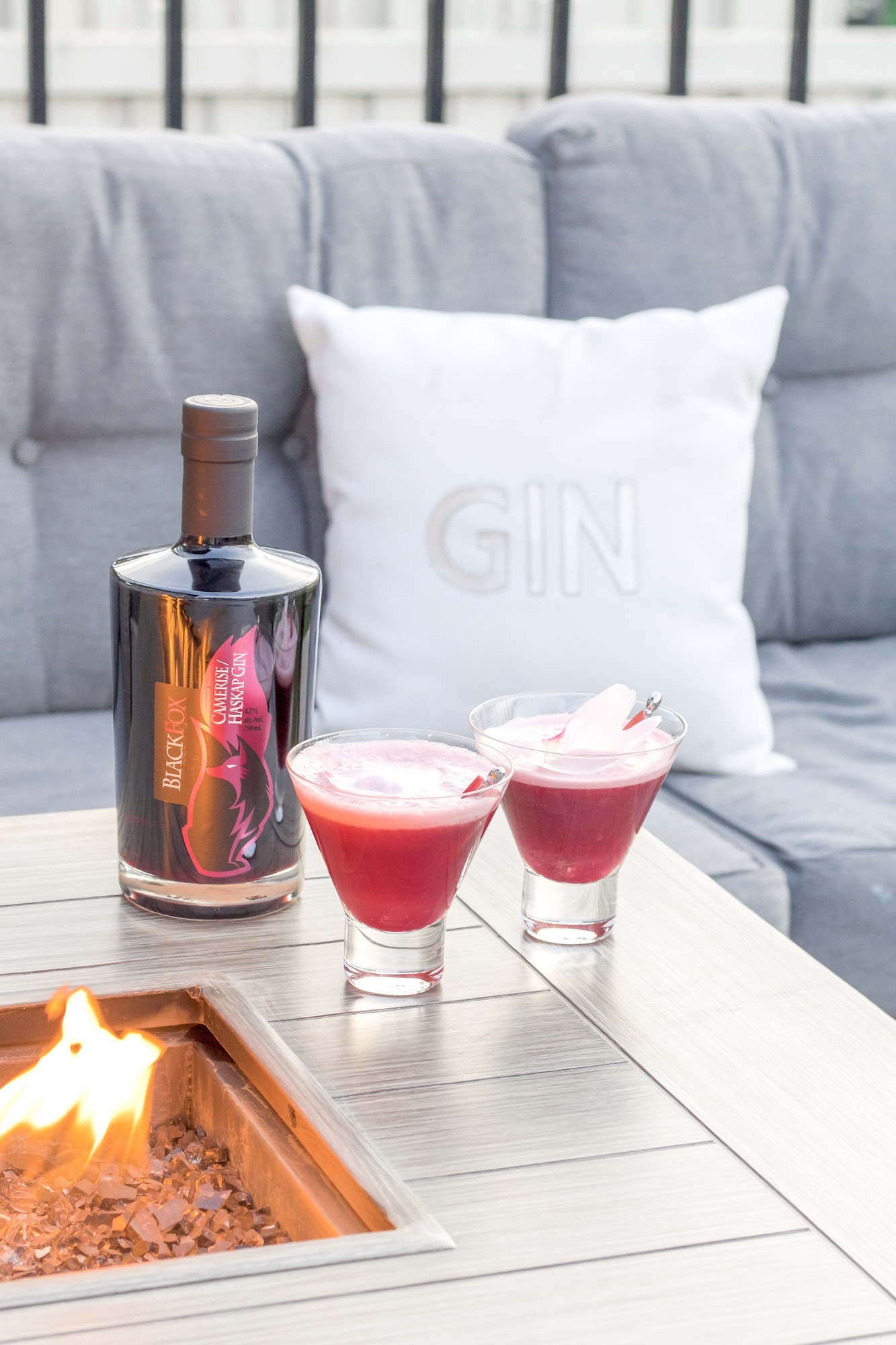 Summer Berry Sour Cocktail Recipe • Chandeliers and Champagne