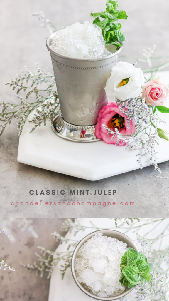 Classic Mint Julep Recipe • Chandeliers and Champagne
