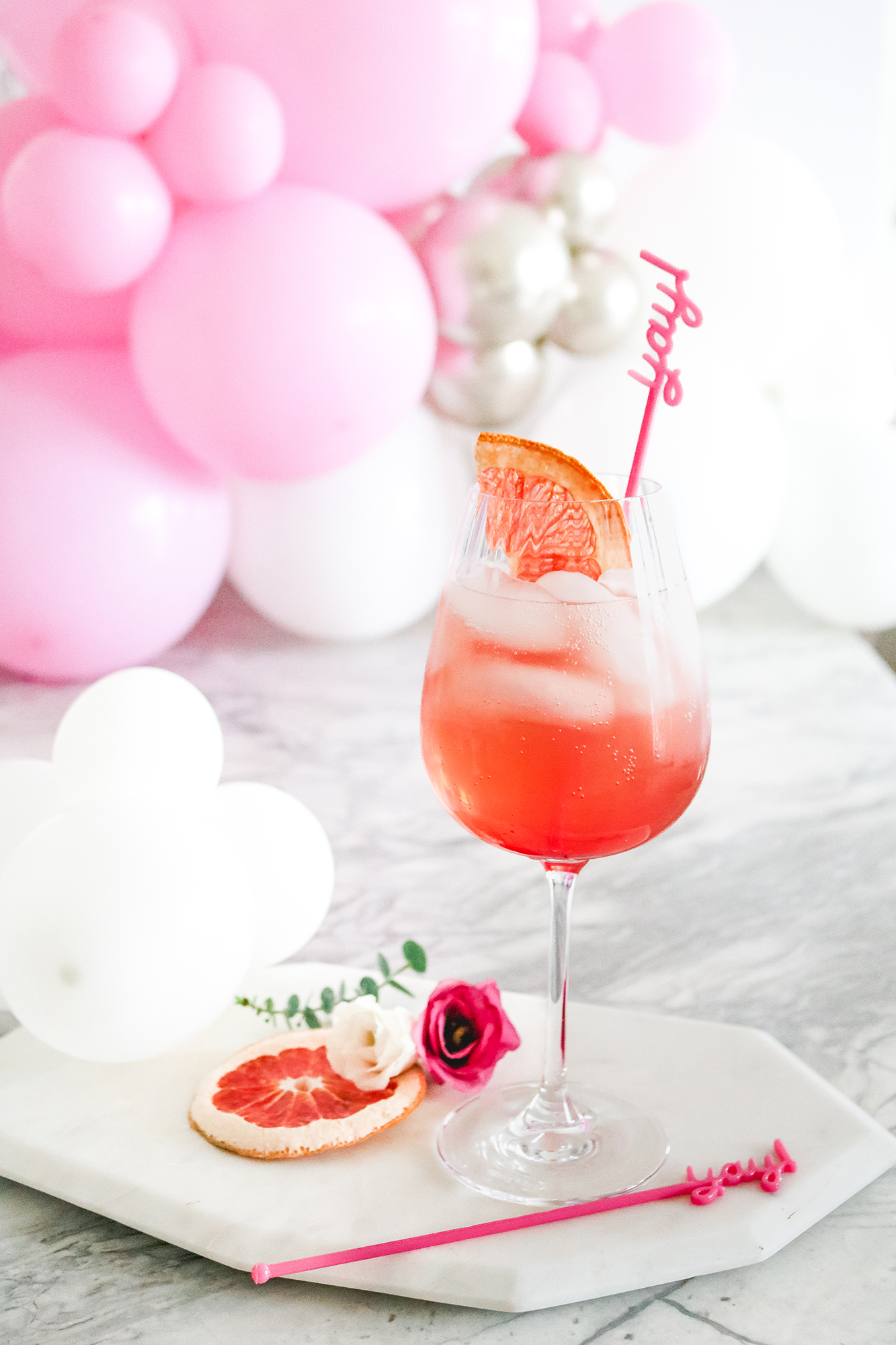 Summer Grapefruit Campari Spritz Recipe • Chandeliers and Champagne